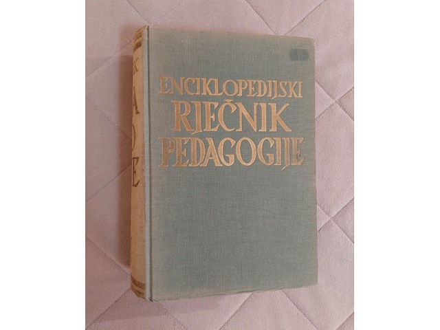Enciklopedijski recnik pedagogije