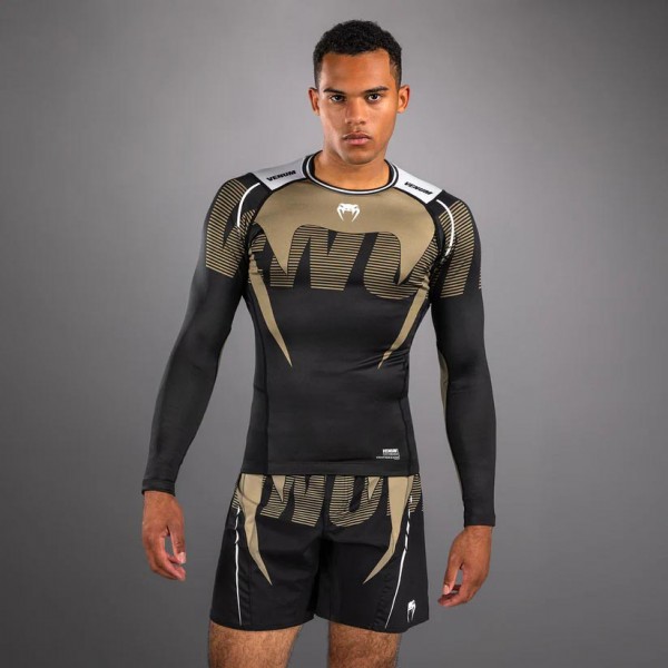 Venum Adrenaline Rashguard Dugi Rukav Crni/Pesak M