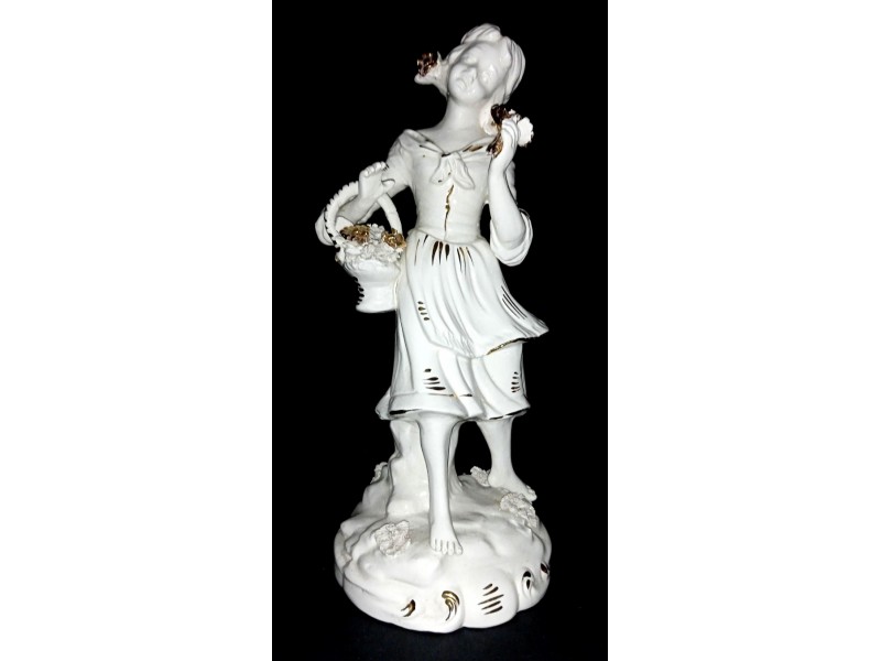 FIGURA - PORCELAN CAPO di MONTE. ITALY 30cm