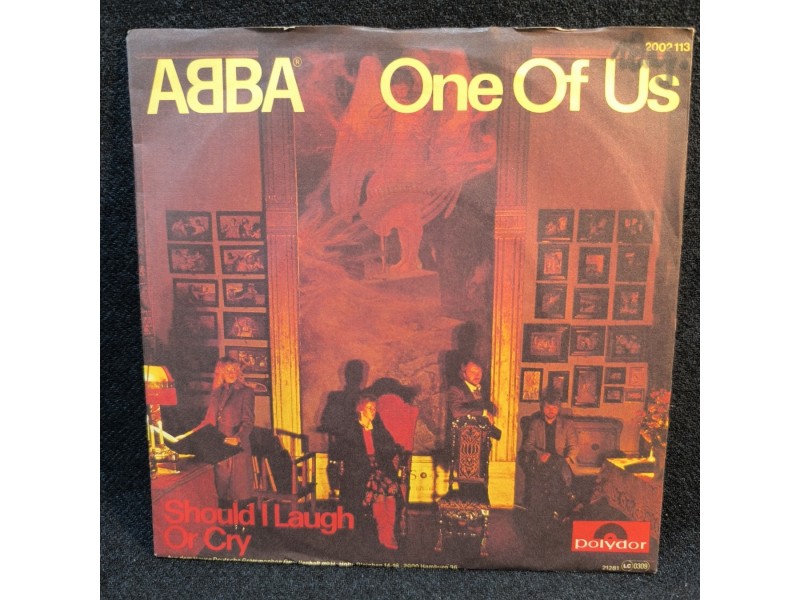 Abba - One Of Us 7"singl