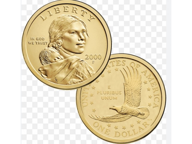 RETKO kovanica JEDAN Usa DOLAR One dollar coin America
