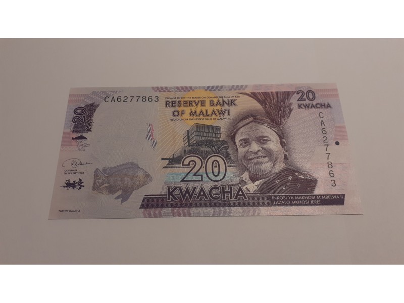 MALAWI - 20 KWACHA - 2020