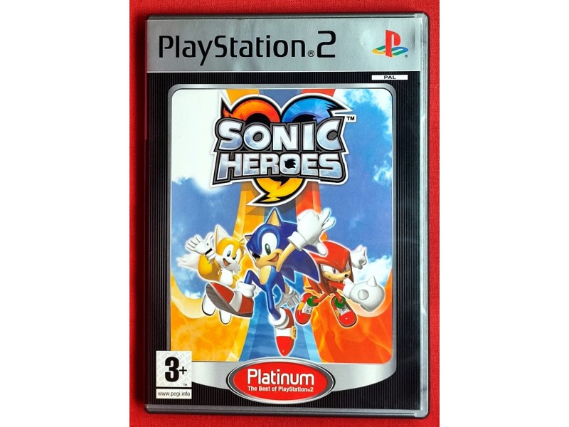 Sonic Heroes UK - PLatinum - PS2 Originalna igra