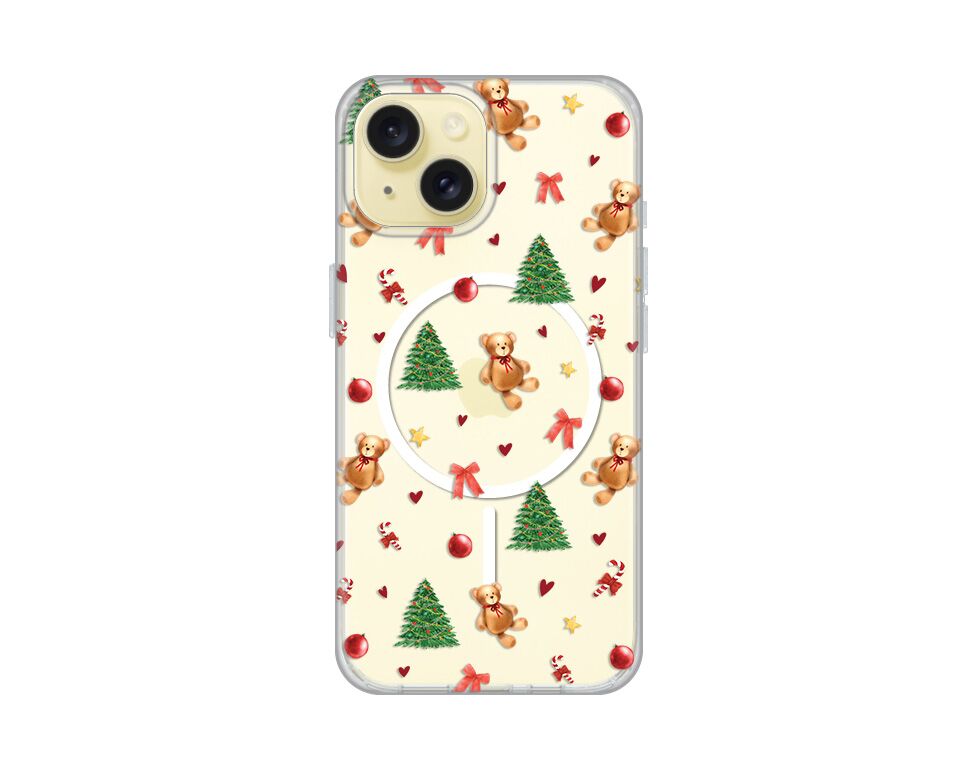 Futrola print Magsafe - iPhone 15 Merry Bear