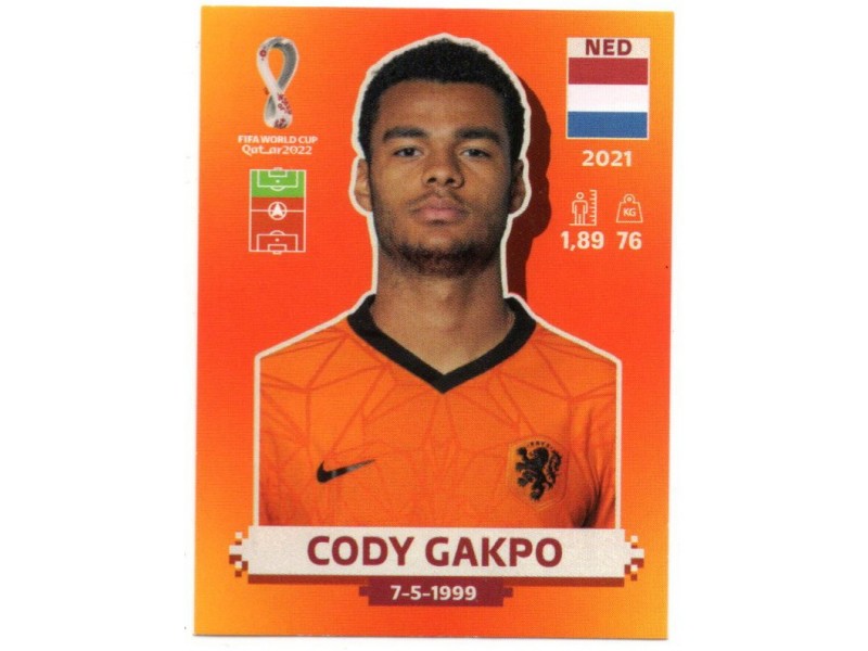 NED.18 - Cody GAKPO - PANINI FWC Qatar 2022