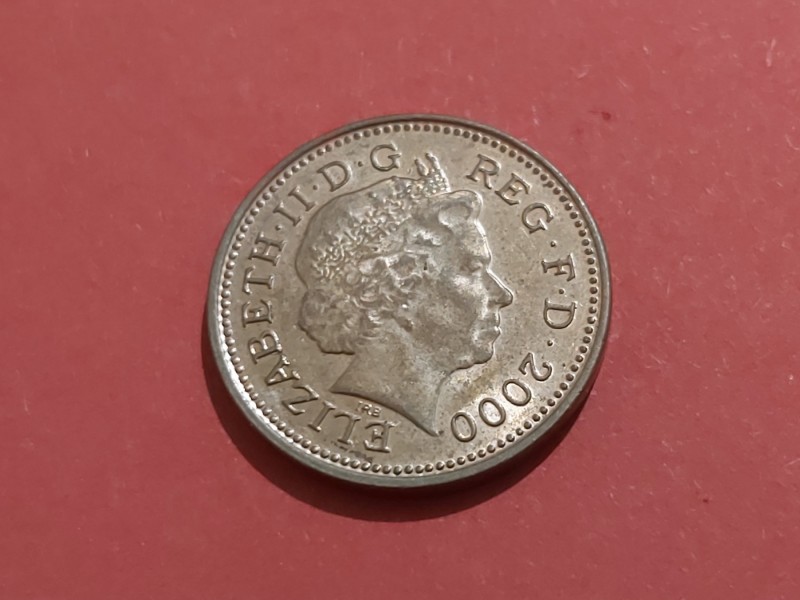 Britanija - 1 penny 2000 god