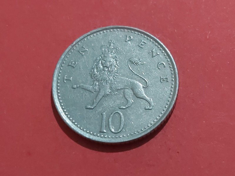 Britanija - 10 pence 1992 god
