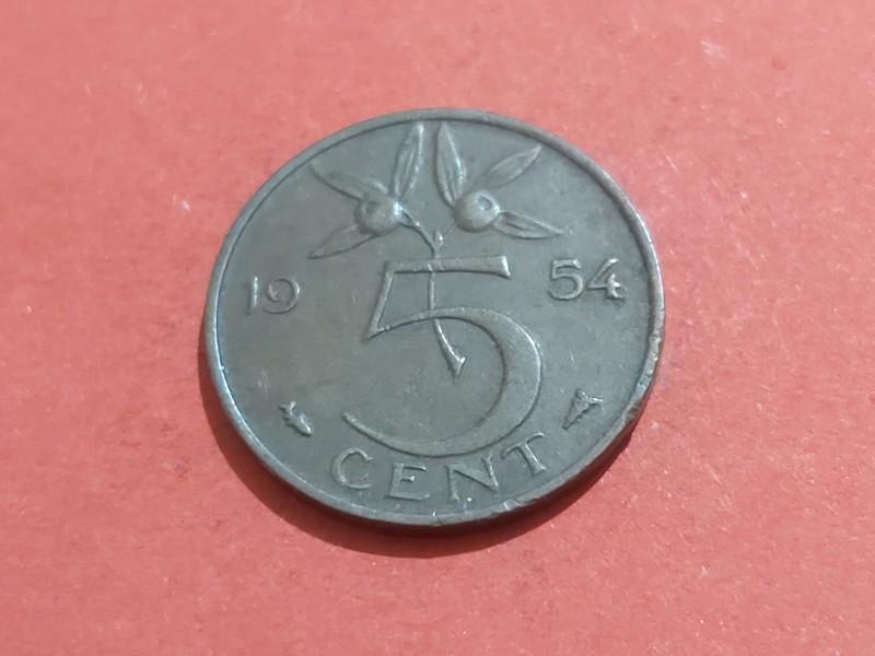Holandija - 5 cent 1954 god