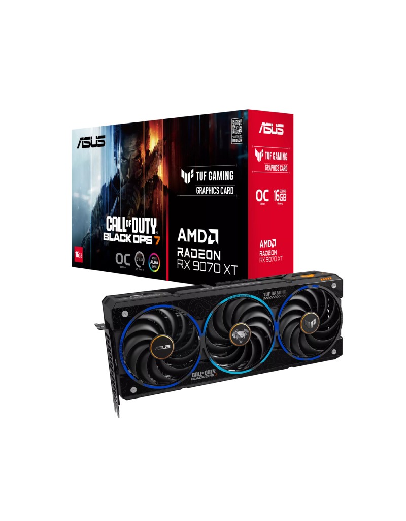 ASUS AMD Radeon RX 9070 XT COD BO7 special edition 16GB TUF-RX9070XT-O16G-COD-BO7