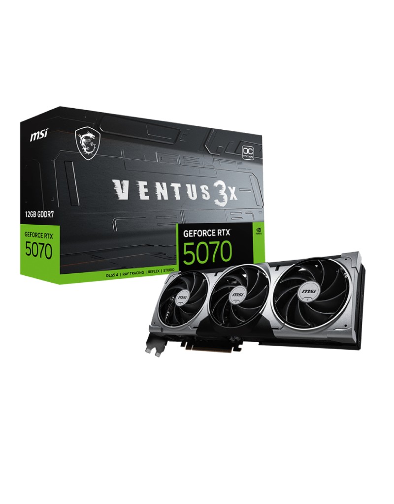 MSI GeForce RTX 5070 12G VENTUS 3X OC