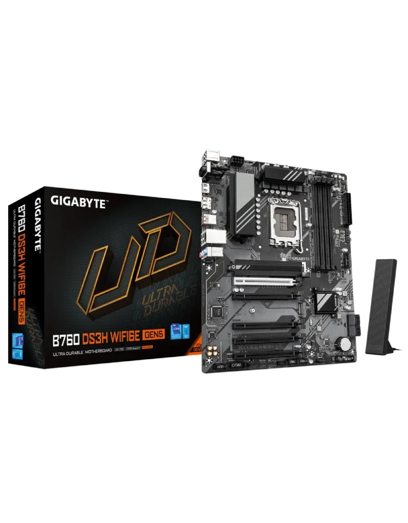 GIGABYTE B760 DS3H WF6E GEN5 rev. 1.x matična ploča