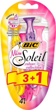 BIC
Miss Soleil colour collection ženski brijači, 3+1, 4 kom