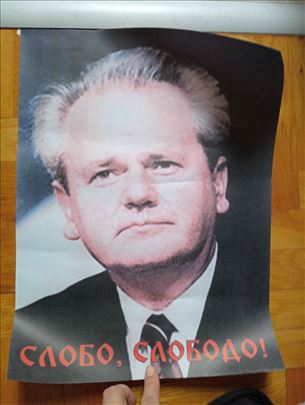 Slobodan Milosevic predsednik Srbije poster SPS