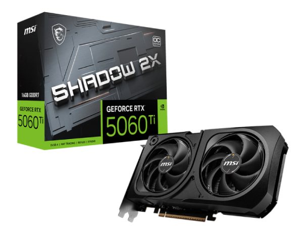 MSI GeForce RTX 5060 Ti 16GB SHADOW 2X OC PLUS grafička karta