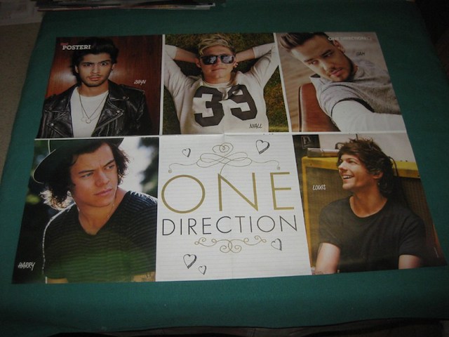 Poster (dvostrani) One Direction, Selena Gomez