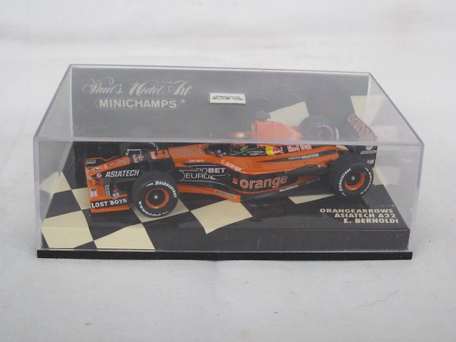1:43 minichamps orange arrows asiatech A22