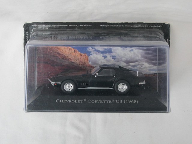 1:43 altaya chevrolet corvette C3