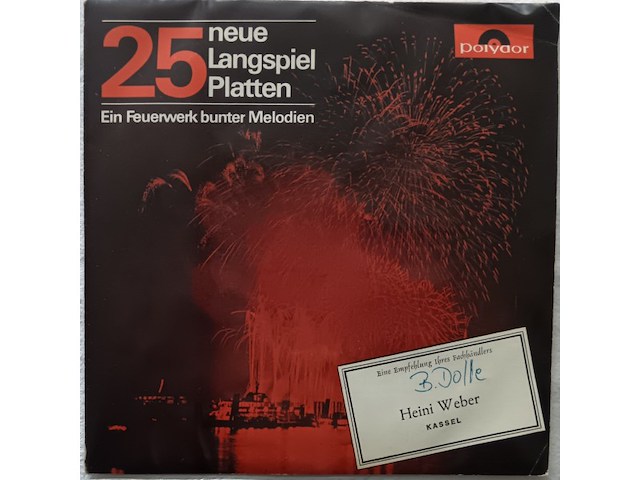 Various-25 Neue langspielplatten (Ein feuerwerk bunter