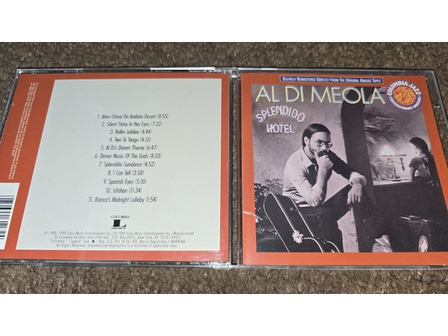 Al Di Meola - Splendido hotel , ORIGINAL