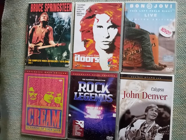 Muzički diskovi DVD 10 komada