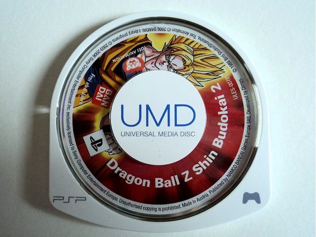 Dragon Ball Z: Shin Budokai 2, PSP, UMD Disc