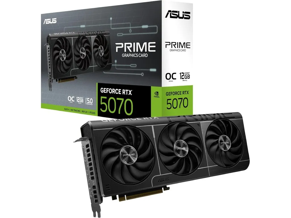 Graficka karta ASUS PRIME-RTX5070-O12G NVD/12GB/GDDR7/192bit/crna
