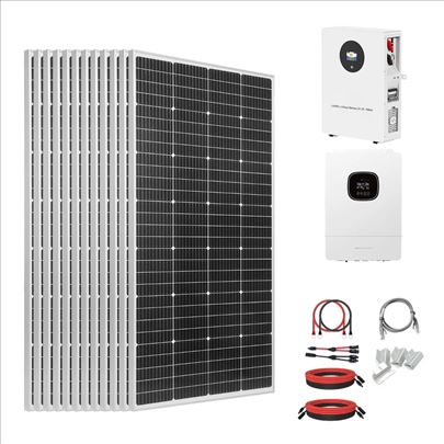 Komplet solarnih panela od 2400W, 12x200W