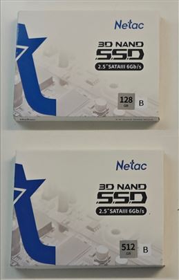 Netac N530S 2.5 SATA III 128GB/512GB - Novo