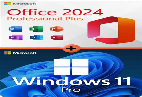 Windows 11 PRO + Office 2024 PRO plus