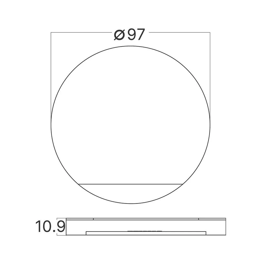 STEP A CR2 RND BELA STEPLIGHT COVER