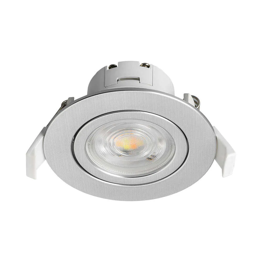 SPOTLED 7W RND SREBRNA 3IN1 LED SPOTLIGHT