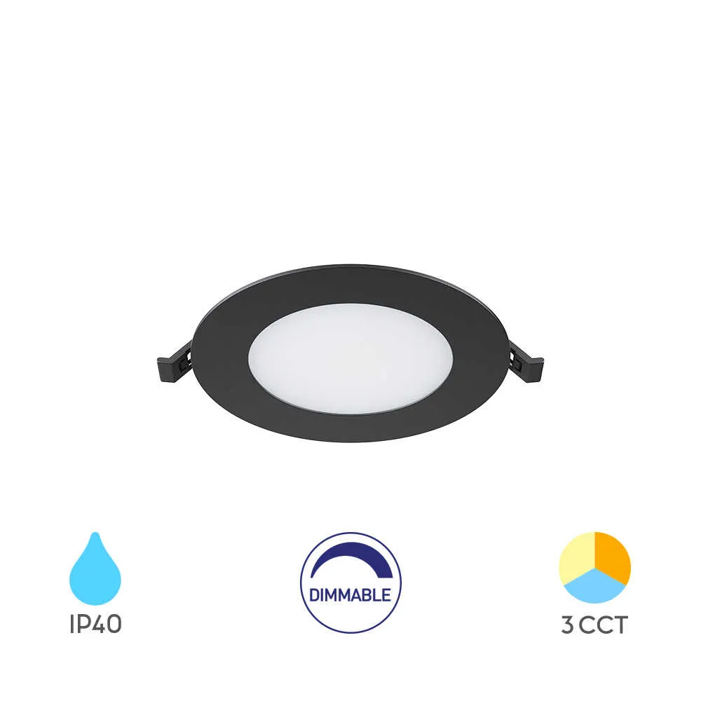 6W RND DIM 4INC CRNA 3IN1 LED PANEL