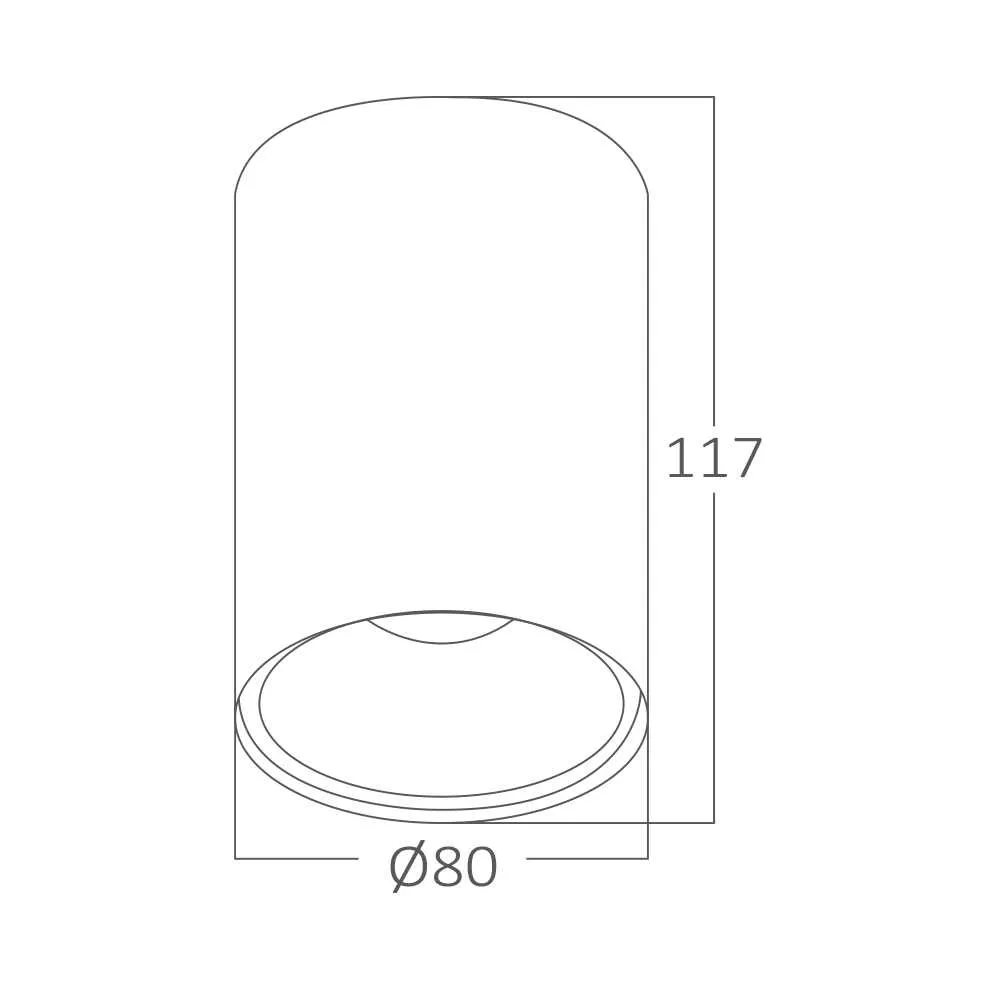 BETA 8012 RND BELA GU10 SPOTLIGHT