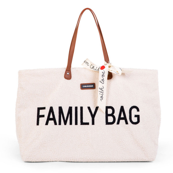 Child home Family Bag, Torba teddy offwhite