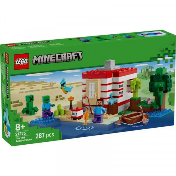 Lego minecraft the tnt jungle house