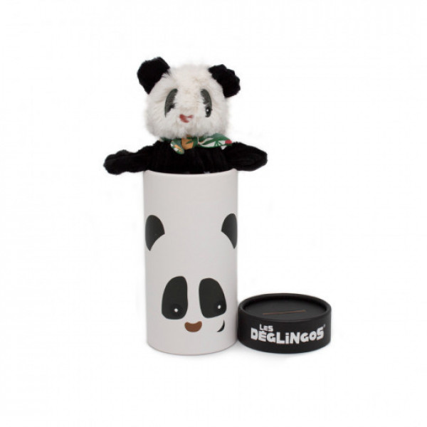 Les Deglingos Rototos panda u kutiji small plush