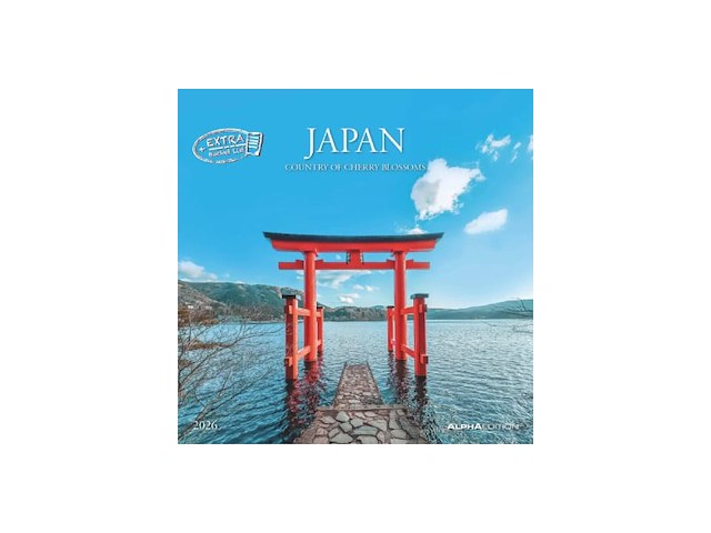 Zidni kalendar 2026 - Japan, 30x30 cm