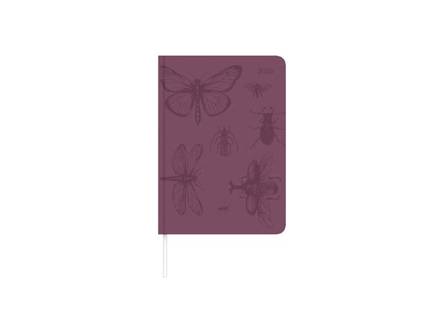 Datumirana agenda 2026 - Lady Journal, Purple, Grande Deluxe, 15x21 cm