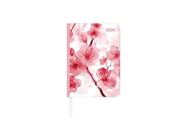 Datumirana agenda 2026 - Lady Journal, Blossoms, 11x15 cm