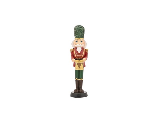 Novogodišnja figura - Nutcracker with Drum, 23 cm