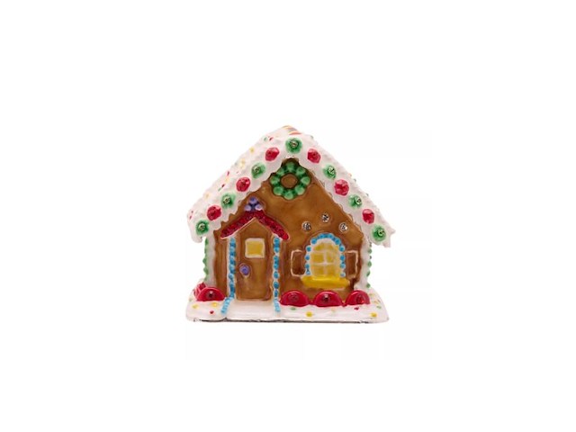 Novogodišnja kutija za sitnice - Christmas Treasured, Gingerbread House