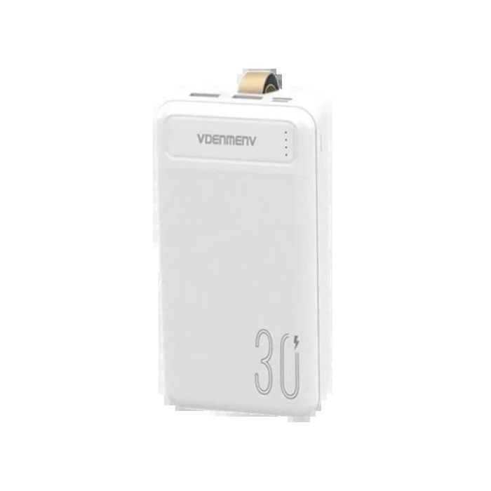 Power bank Denmen DP17 30000Mah 1xType C/2xUSB-A/1xMicro USB