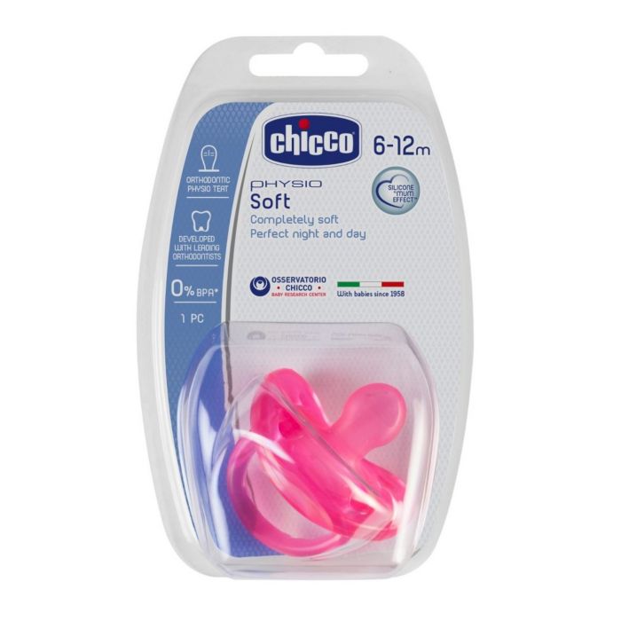 CHICCO LAŽA PHYSIO SOFT SIL. ROZE 6-16M
