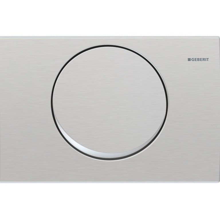 Geberit tipka za aktiviranje Delta10 za jednokoličinsko ispiranje inox antivandal 115.108.00.1