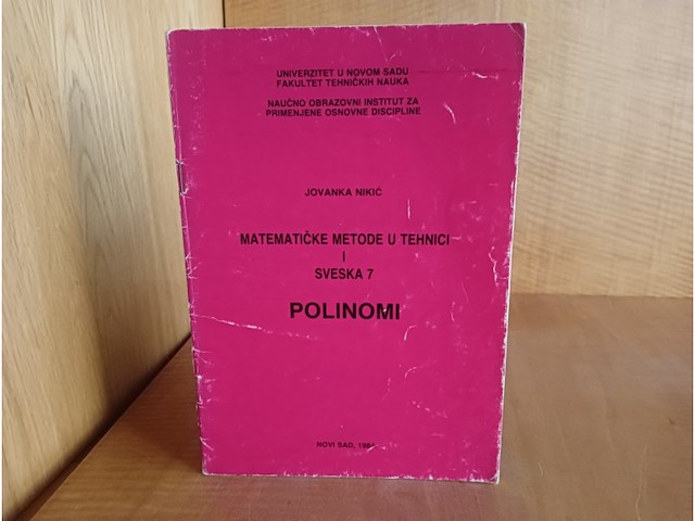 Matematicke Metode - Polinomi