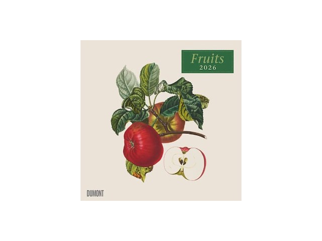 Zidni kalendar 2026 - Fruits, 30x30 cm