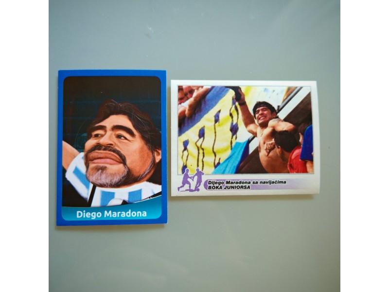 Diego MARADONA lot 2 slicice!