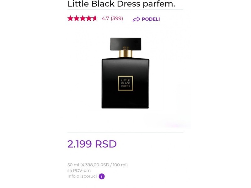 Avon Little Black Dress parfem( 50ml)-novo