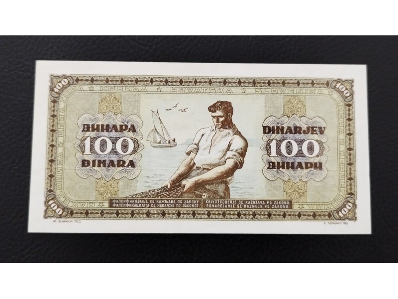 100 Dinara 1946