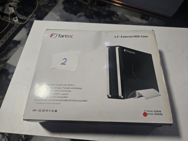 Fantec eksterno kućište za 3.5" HDD – USB eSATA (Mode